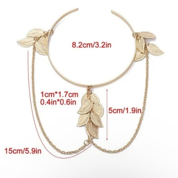 Jewelry | New Set Of 2 Gold Silver Boho Chic Leaf Design Dangle Arm ...